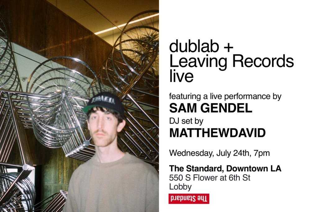 Dublab Leaving Records Live with Sam Gendel, Matthewdavid at Rooftop at ...