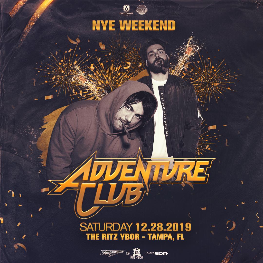 Adventure Club at The Ritz Ybor - Saturday, Dec 28 2019 | Discotech