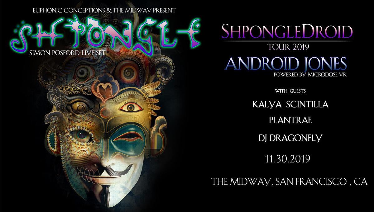 Shpongle at The Midway - Saturday, Nov 30 2019 | Discotech