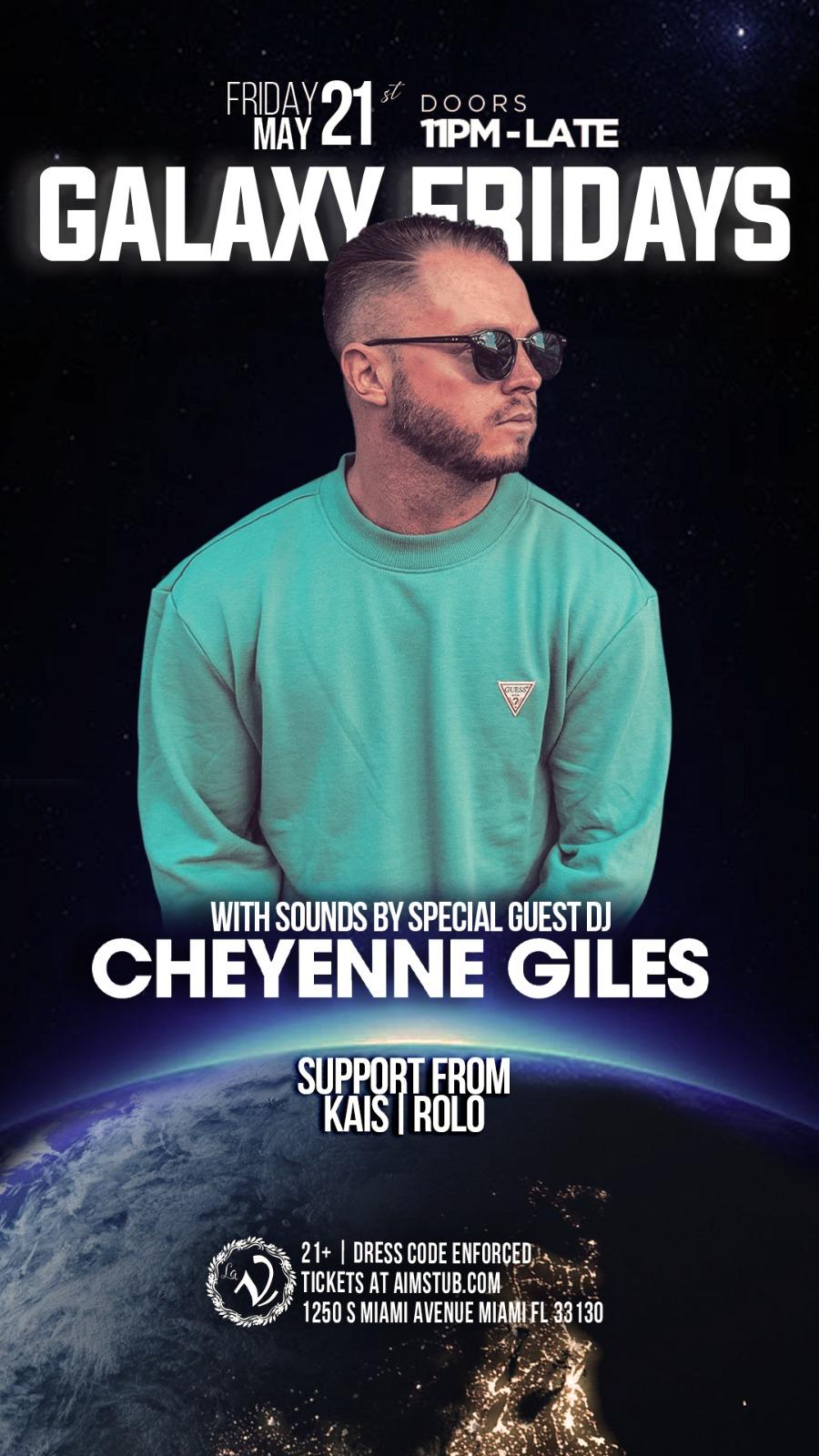 Cheyenne Giles Special Guest DJ at La V - Friday, May 21 2021 | Discotech