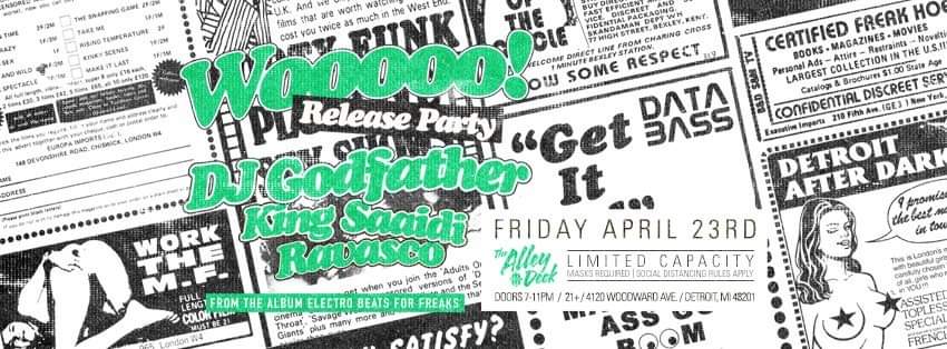 DJ Godfather, King Saaidi, & Ravasco on The Alley Deck at Magic Stick ...