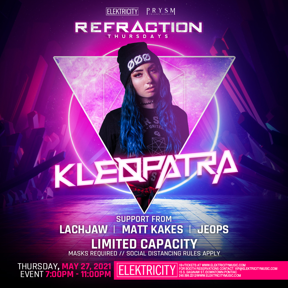 Refraction Thursdays w/ Kleøpatra: Patio Party at Elektricity ...
