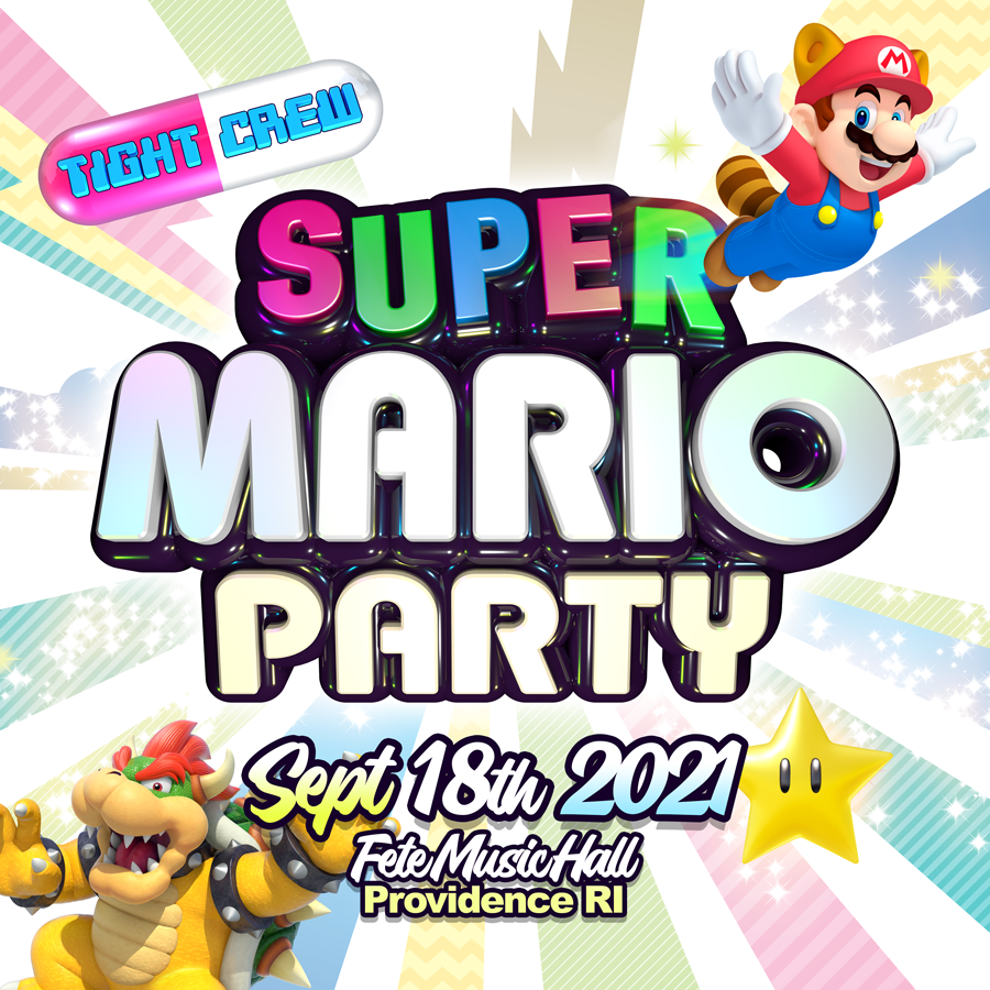 Super Mario Party at Fete Music Hall - Saturday, Sep 18 2021 | Discotech