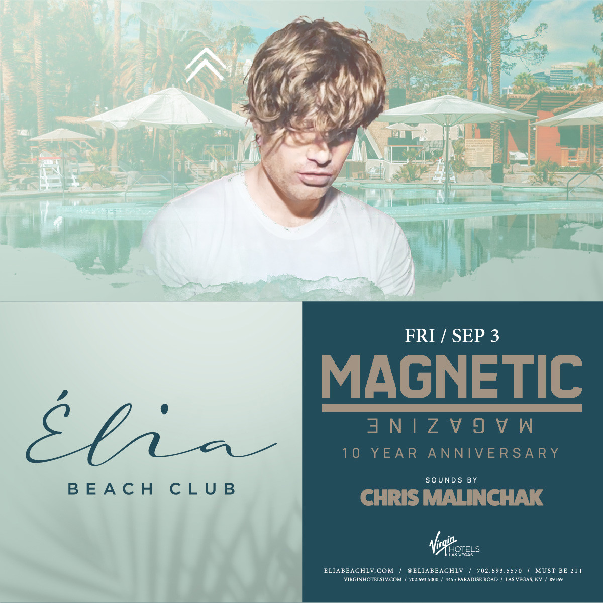 Chris Malinchak at Kassi Beach Club - Friday, Sep 3 2021 | Discotech