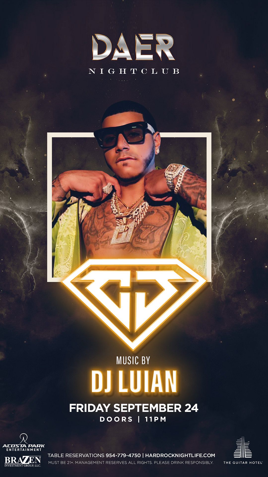 CJ & DJ Luian at Daer Nightclub - Friday, Sep 24 2021 | Discotech