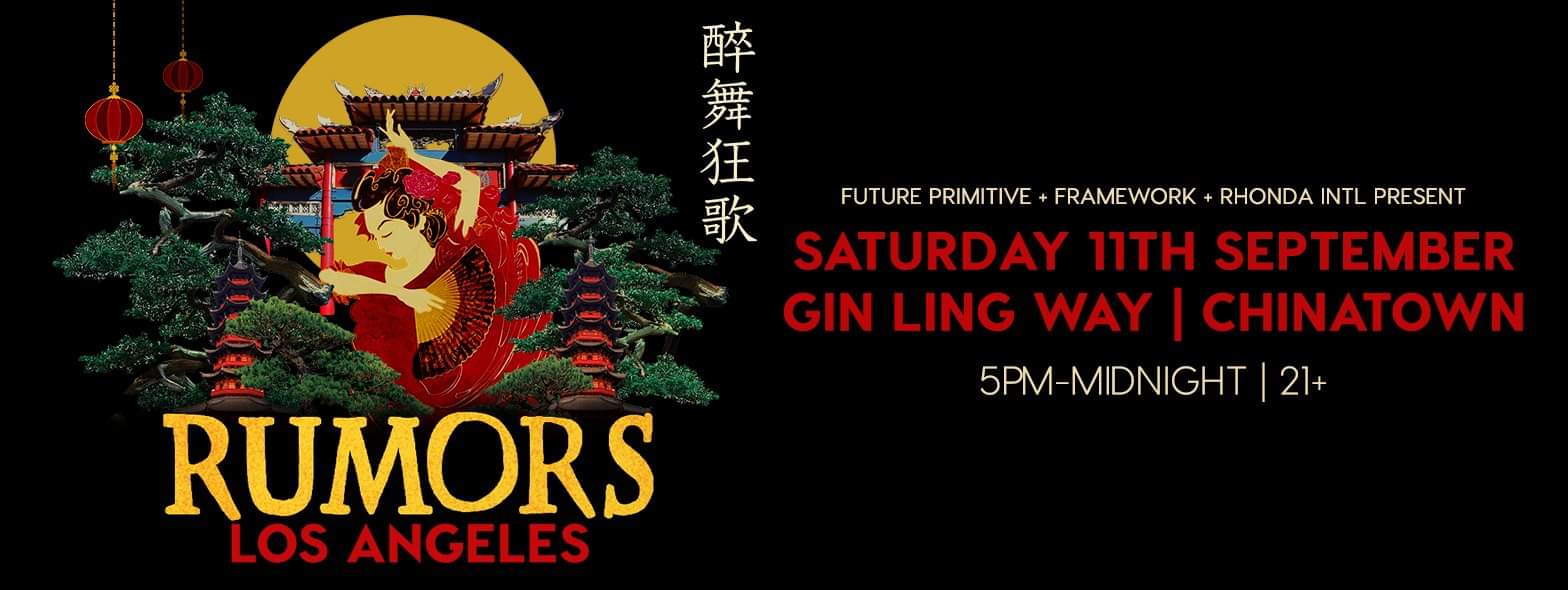 Rumors Chinatown Block Party - 5th Year Anniversary at Gin Ling Way ...