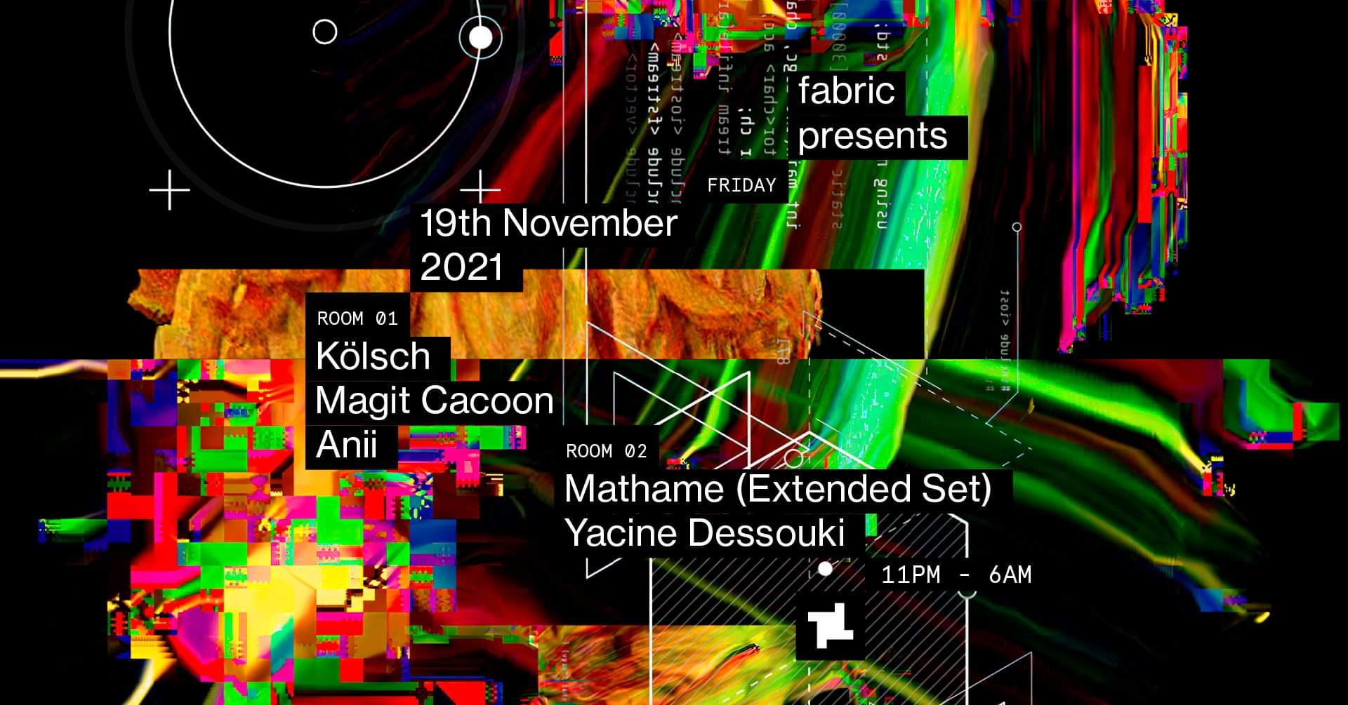 Kölsch, Magit Cacoon, ANII, Mathame & Yacine Dessouki at Fabric ...