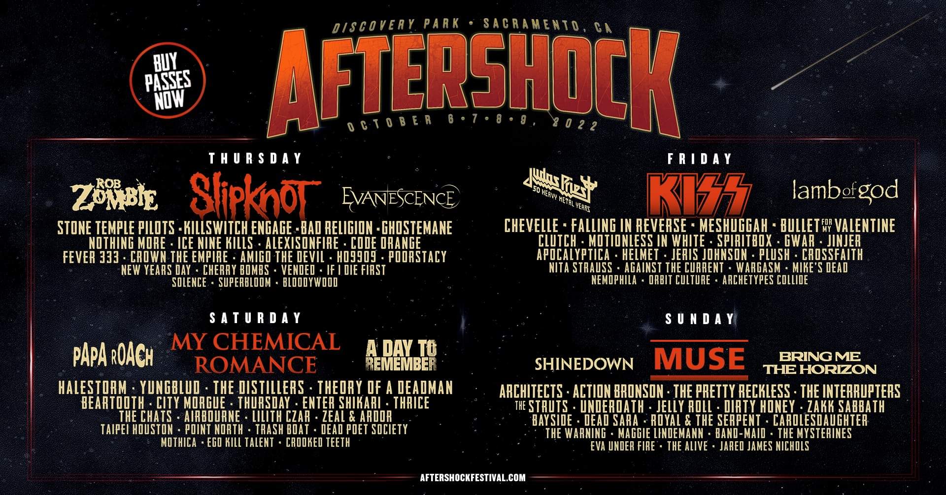 Aftershock Festival 2022 - Day 3 at Aftershock Festival - Saturday, Oct ...