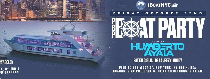 Humberto Ayala & Friends PBP Yacht Cruise NYC at NY Boat Party / Booze ...