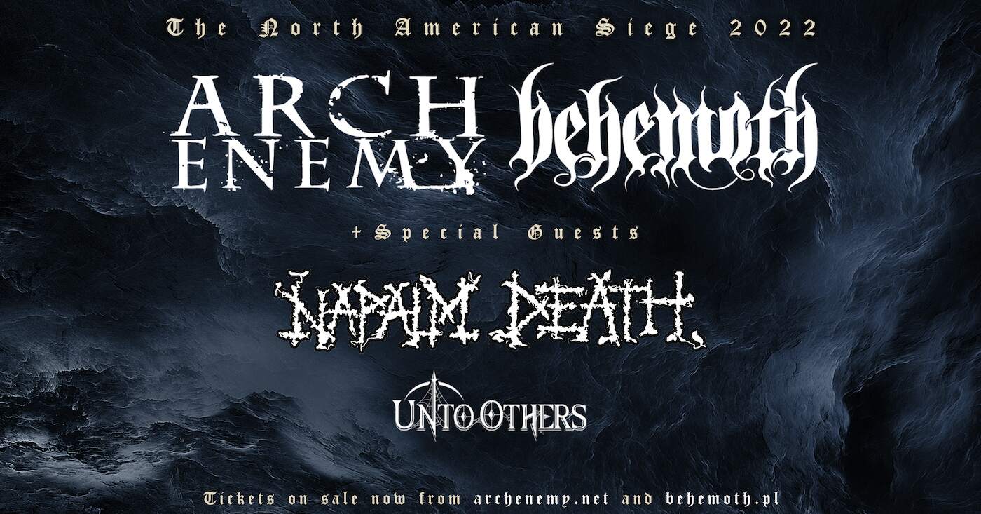 ARCH ENEMY + BEHEMOTH, with Napalm Death and Unto Others at Roseland ...