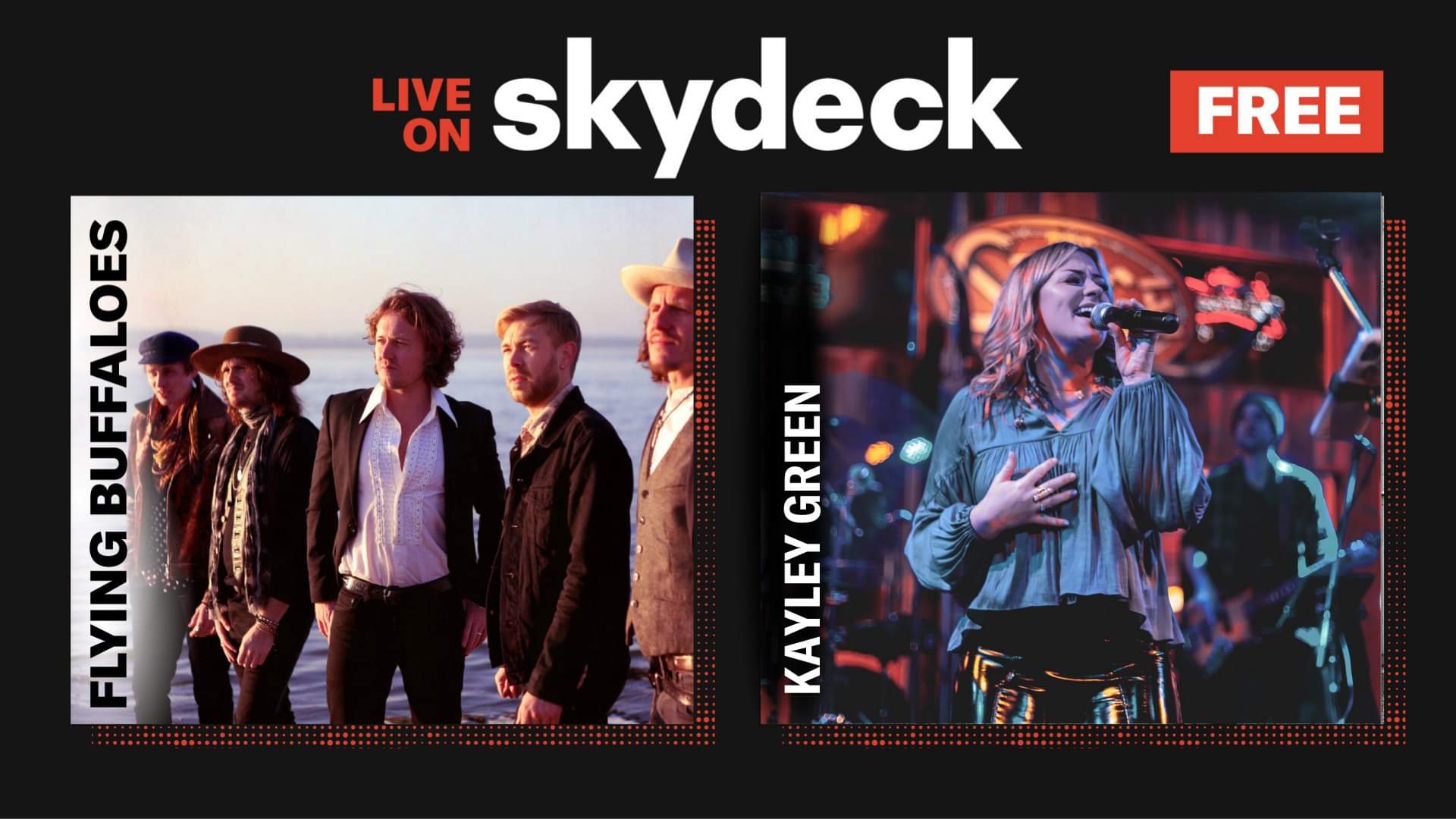 Flying Buffaloes and Kayley Green on Skydeck at Assembly Hall | Free at ...