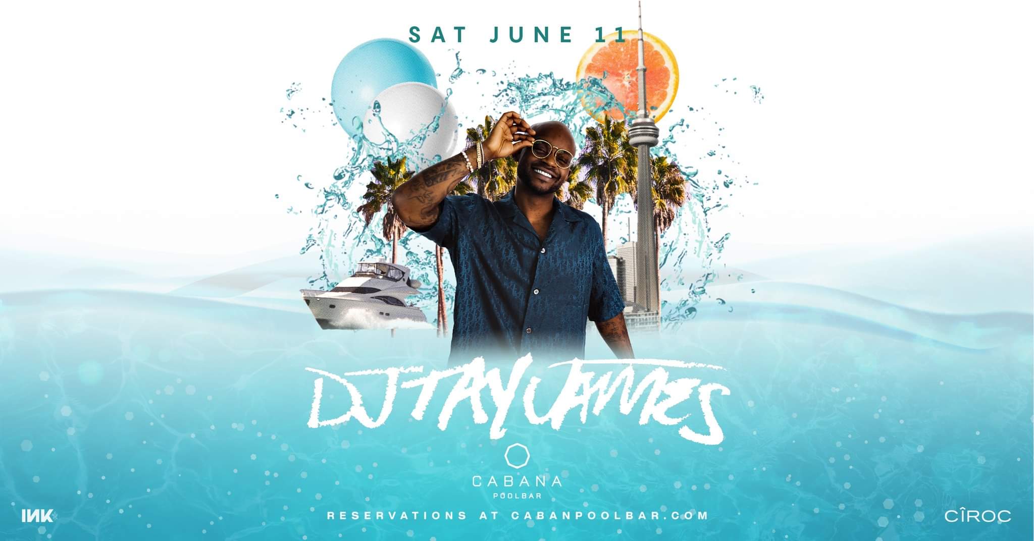 Tay James at Cabana Pool Bar - Saturday, Jun 11 2022 | Discotech