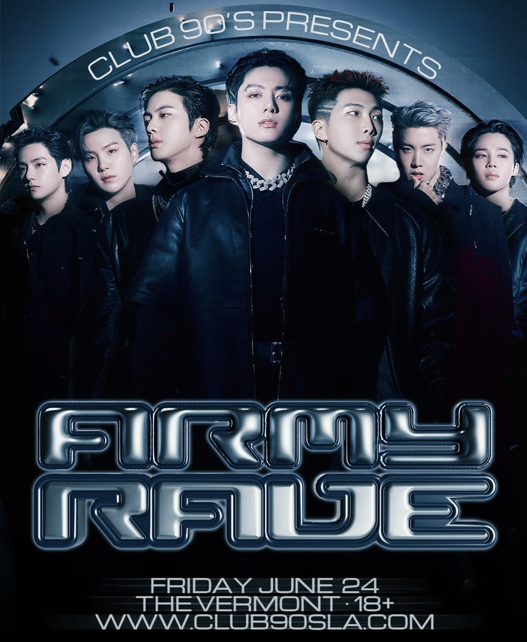 Club 90s presents Army Rave: BTS Night at The Vermont Hollywood ...