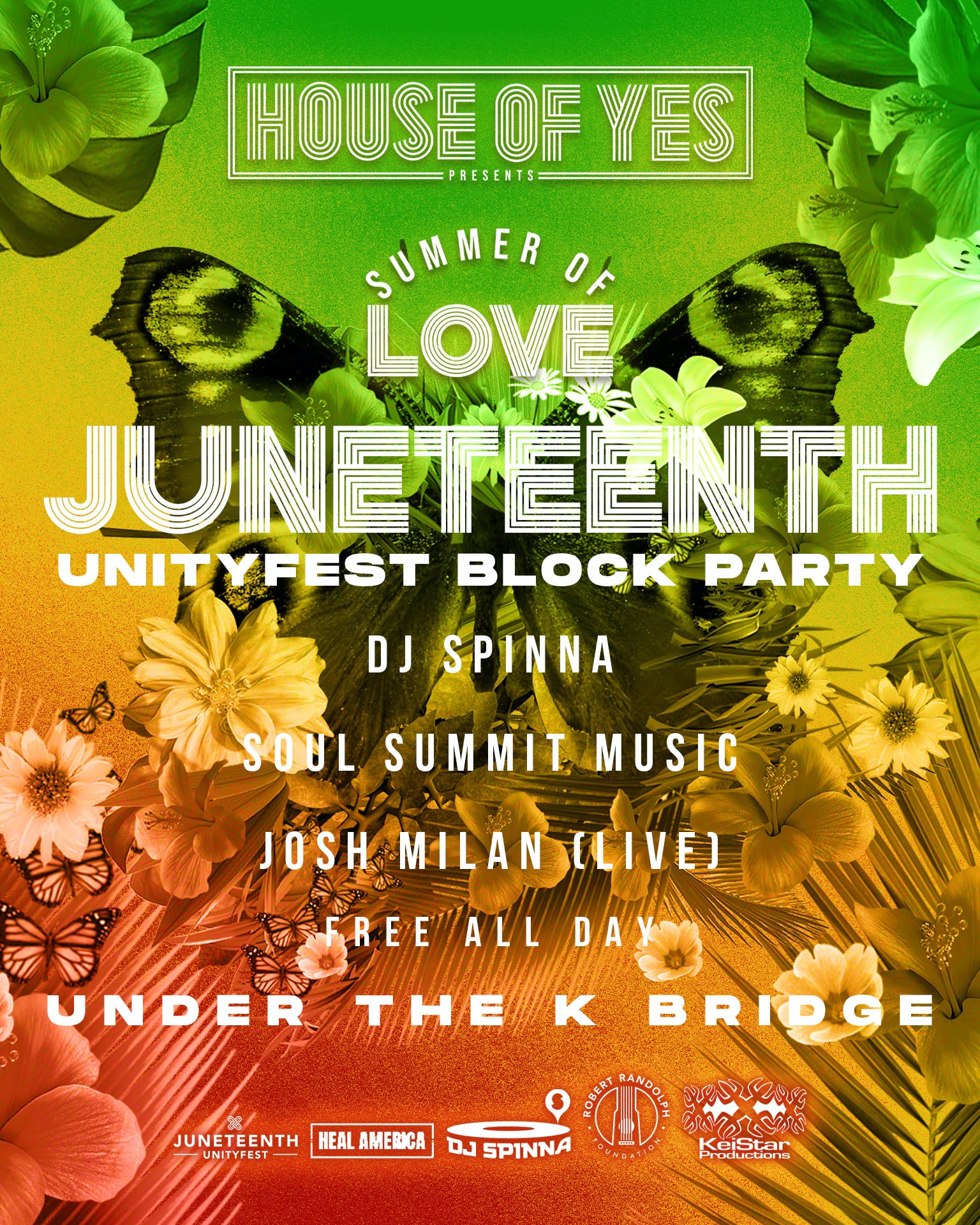 Juneteenth Unityfest Block Party at Summer of Love - Sunday, Jun 19 ...