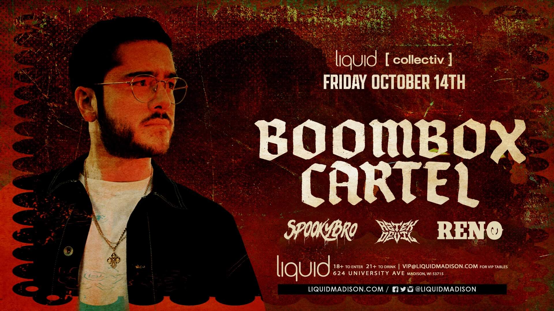 Boombox Cartel at Liquid - Friday, Oct 14 2022 | Discotech