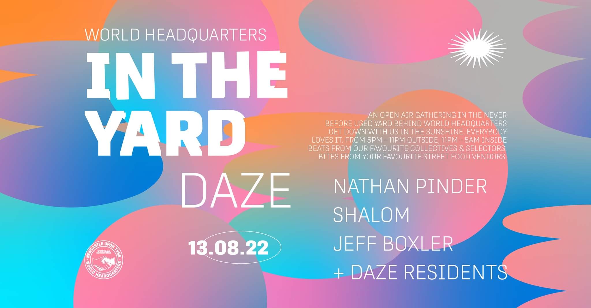 World Headquarters 'In The Yard' - Daze - Special Guest - Nathan Pinder ...
