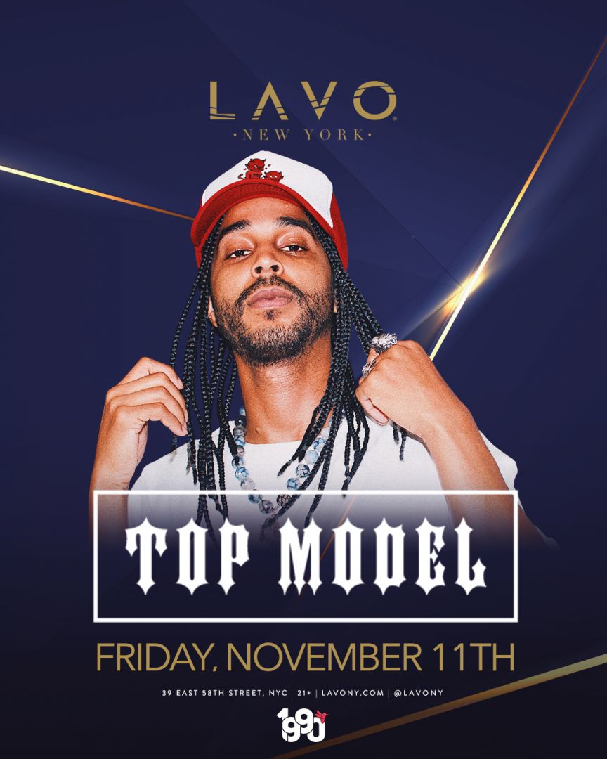 Top Model at Lavo NY - Friday, Nov 11 2022 | Discotech
