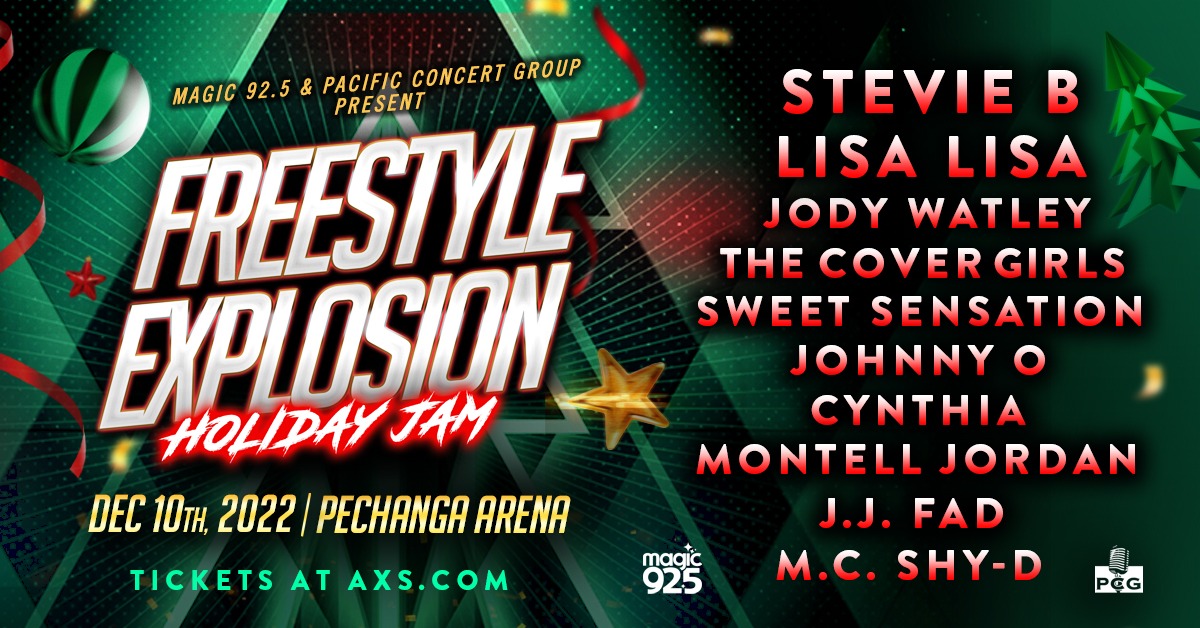 Freestyle Explosion at Pechanga Arena - Saturday, Dec 10 2022 | Discotech