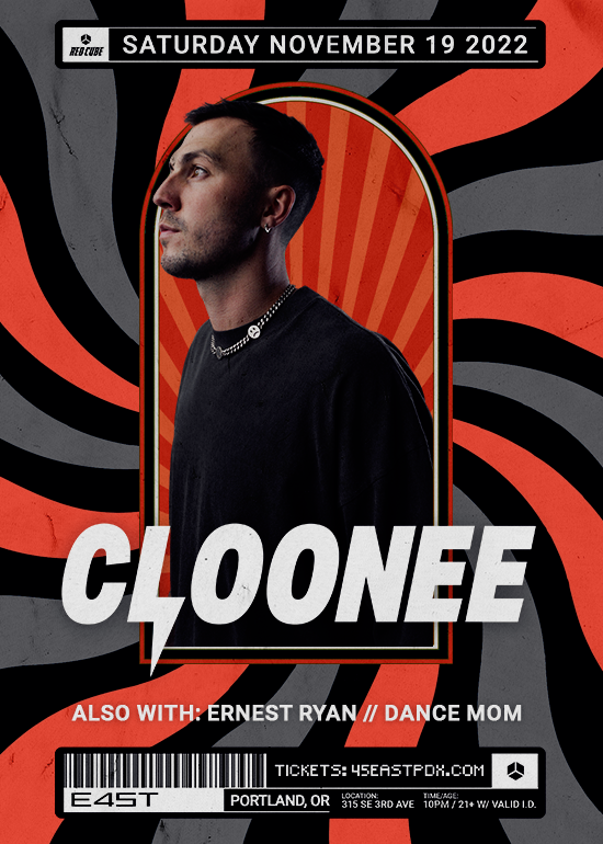Cloonee at 45 East - Saturday, Nov 19 2022 | Discotech