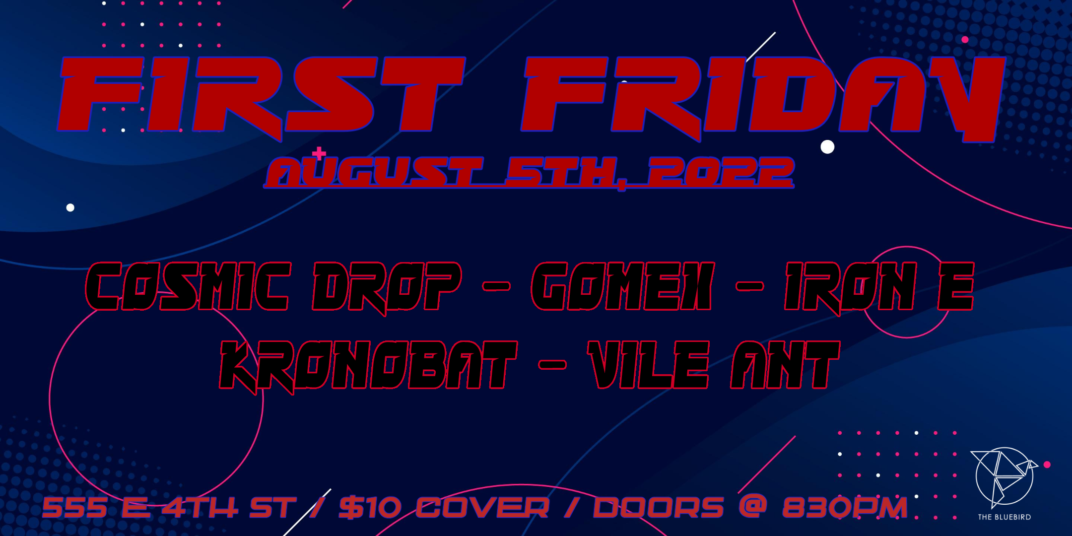 First Fridays @ The Bluebird Reno at The BlueBird - Friday, Aug 5 2022 ...