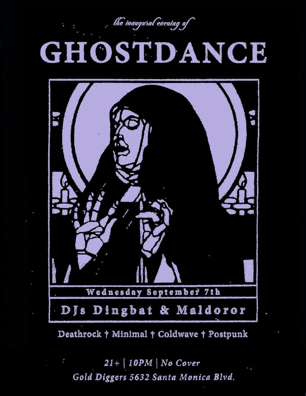 Ghostdance at Gold Diggers - Wednesday, Sep 7 2022 | Discotech
