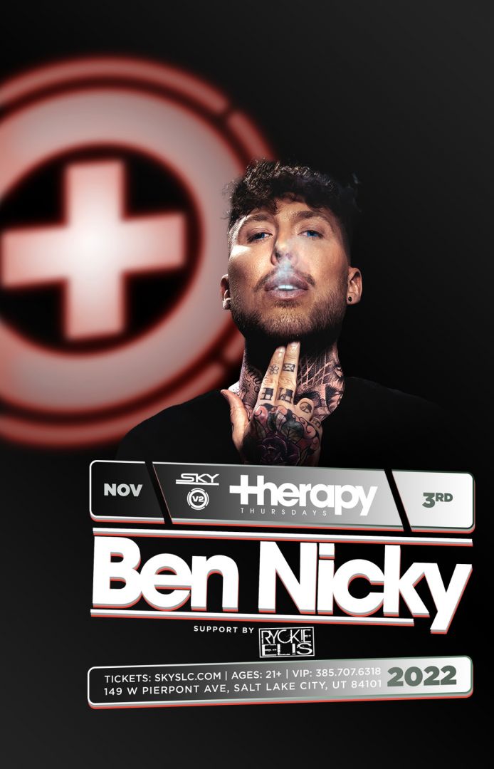 Ben Nicky at Sky - Thursday, Nov 3 2022 | Discotech