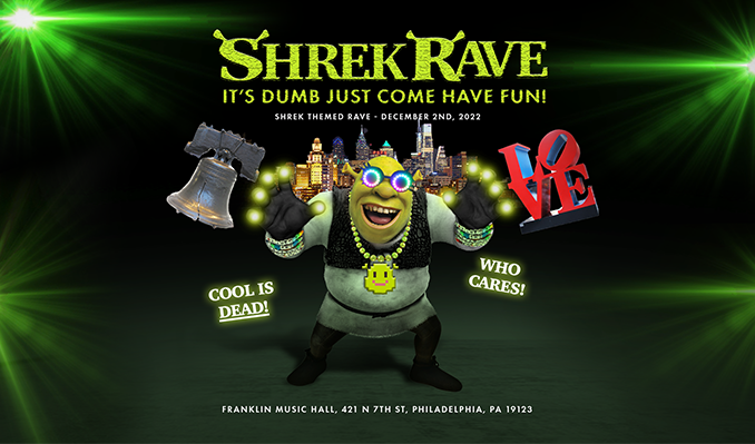 Shrek Rave at Franklin Music Hall - Friday, Dec 2 2022 | Discotech