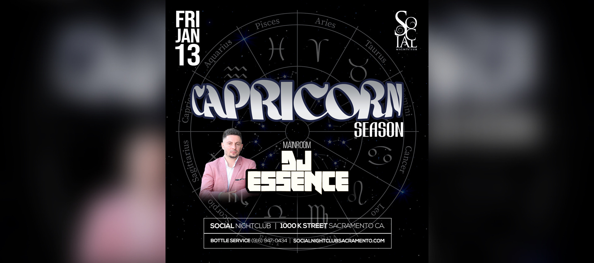 DJ Essence (main) & BDAY Set at Social Nightclub - Friday, Jan 13 2023 ...