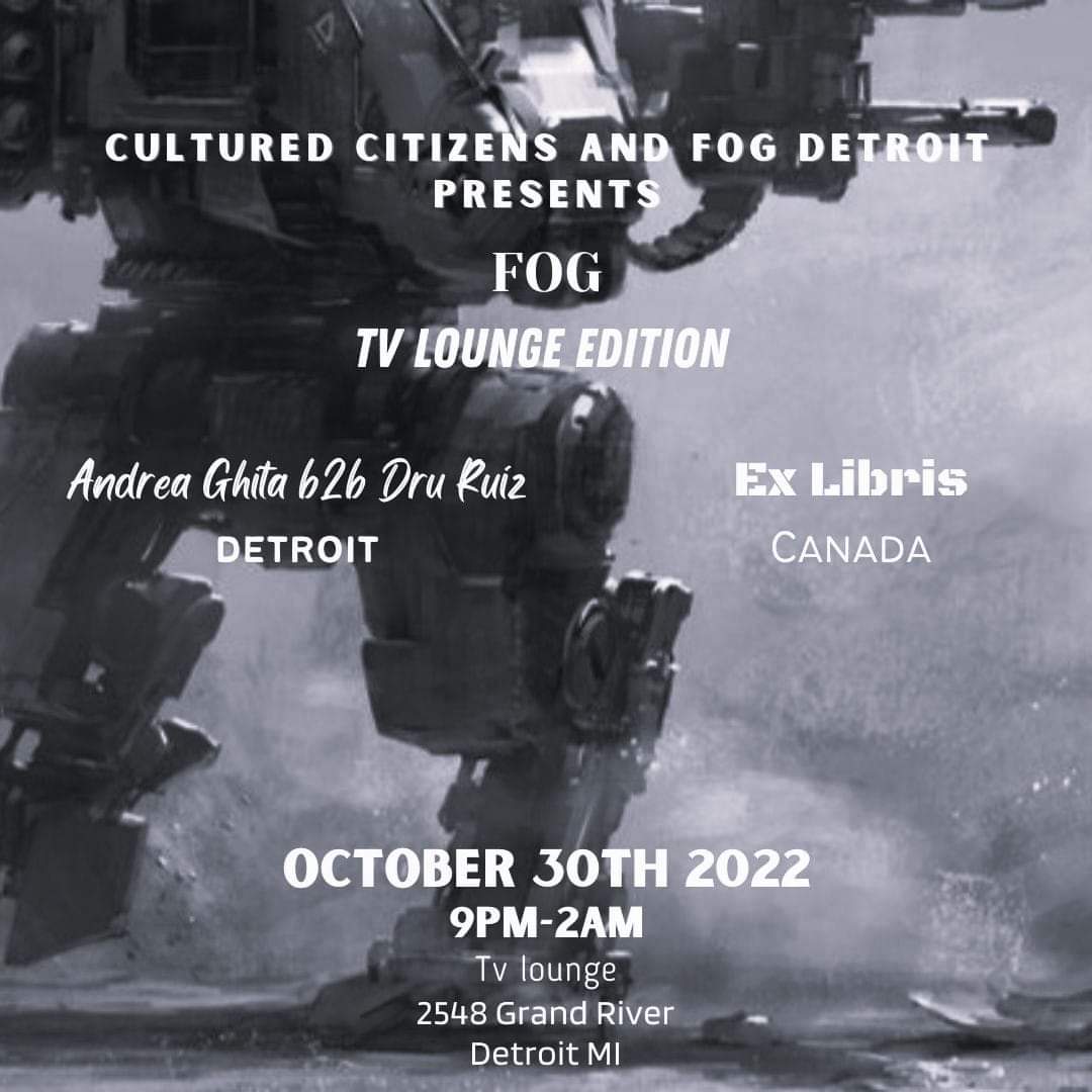 Fog Tv lounge edition at TV Lounge - Sunday, Oct 30 2022 | Discotech
