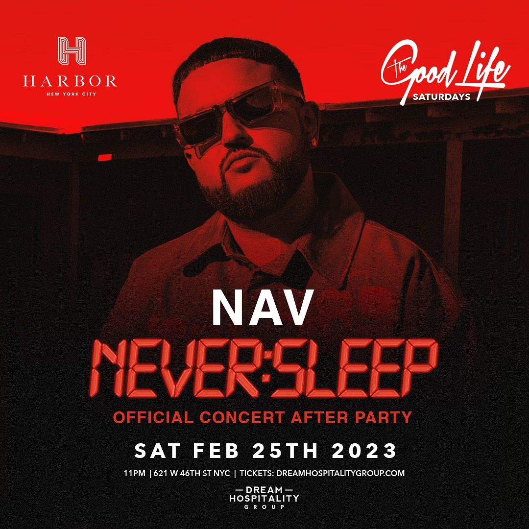 Nav at Harbor Rooftop Club - Saturday, Feb 25 2023 | Discotech