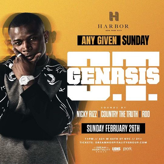 Ot Genasis at Harbor Rooftop Club - Sunday, Feb 26 2023 | Discotech