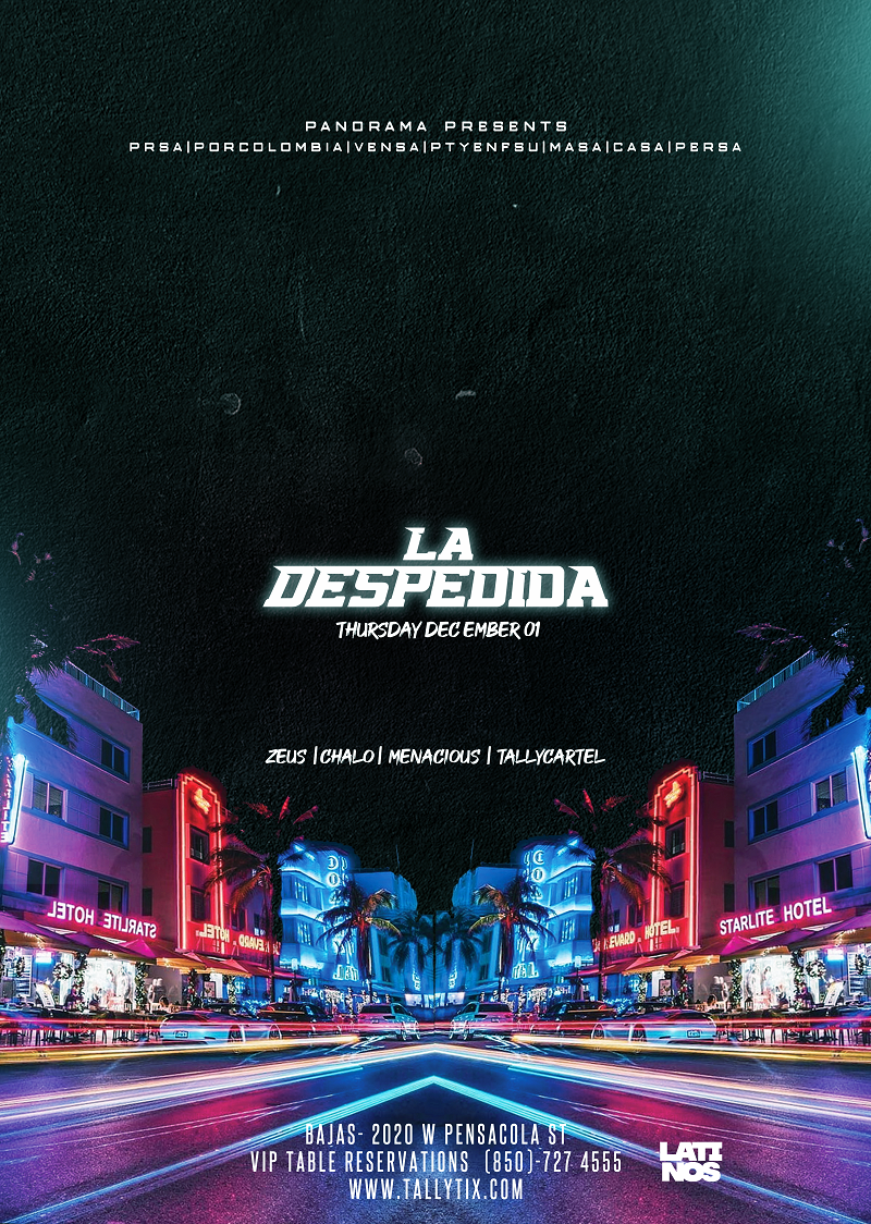 LA DESPEDIDA - Last Latin Night of The Year! at Bajas Beachclub ...