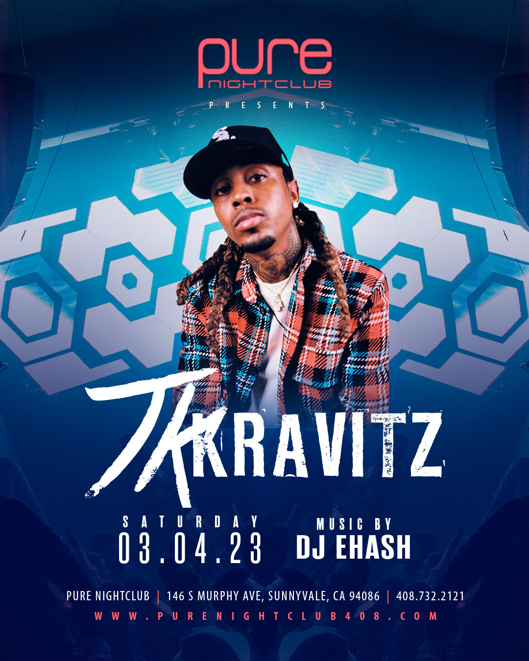 TK Kravitz at Pure - Saturday, Mar 4 2023 | Discotech