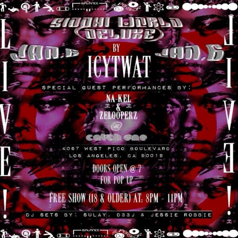 Siddhi World Deluxe By Icytwat in Los Angeles at Catch One - Friday ... Siddhi World Deluxe By Icytwat in Los Angeles at Catch One - Friday ...