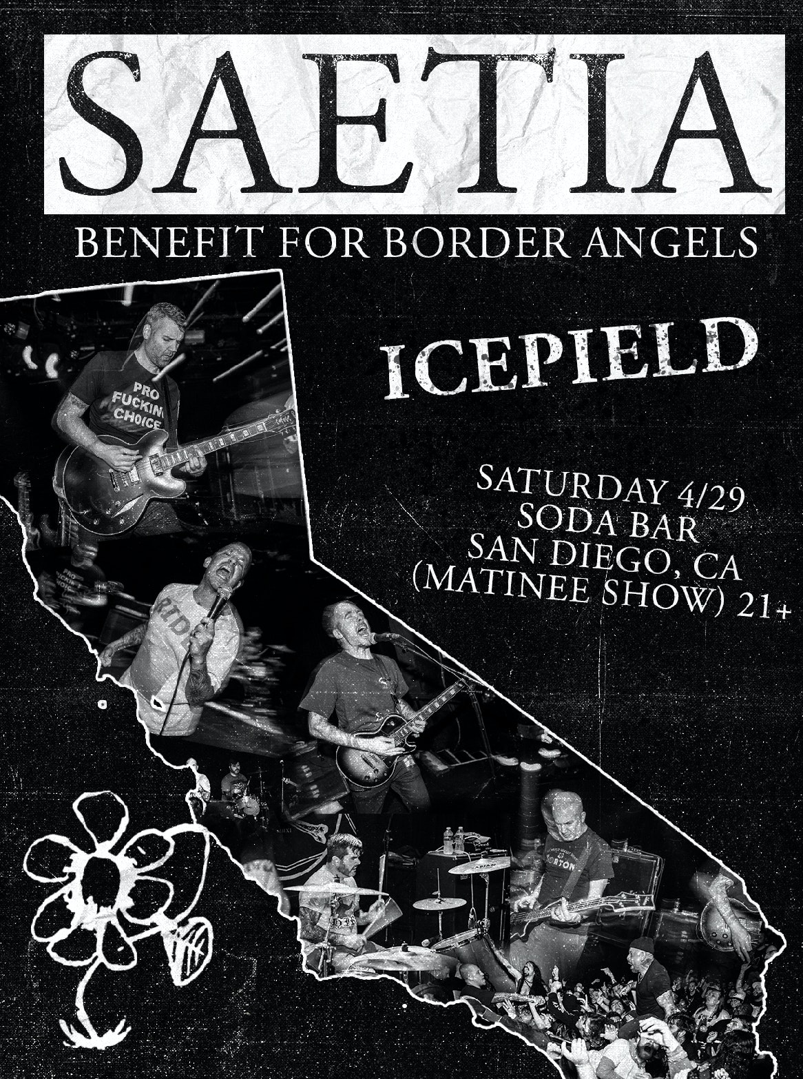Saetia, Icepield at Soda Bar - Saturday, Apr 29 2023 | Discotech