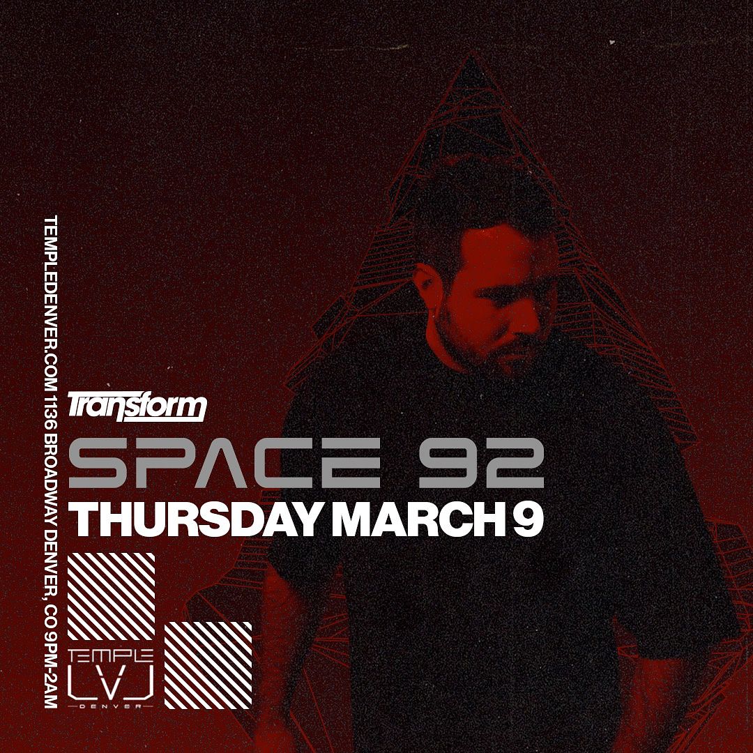 Space 92 at Lvl at Temple - Thursday, Mar 9 2023 | Discotech