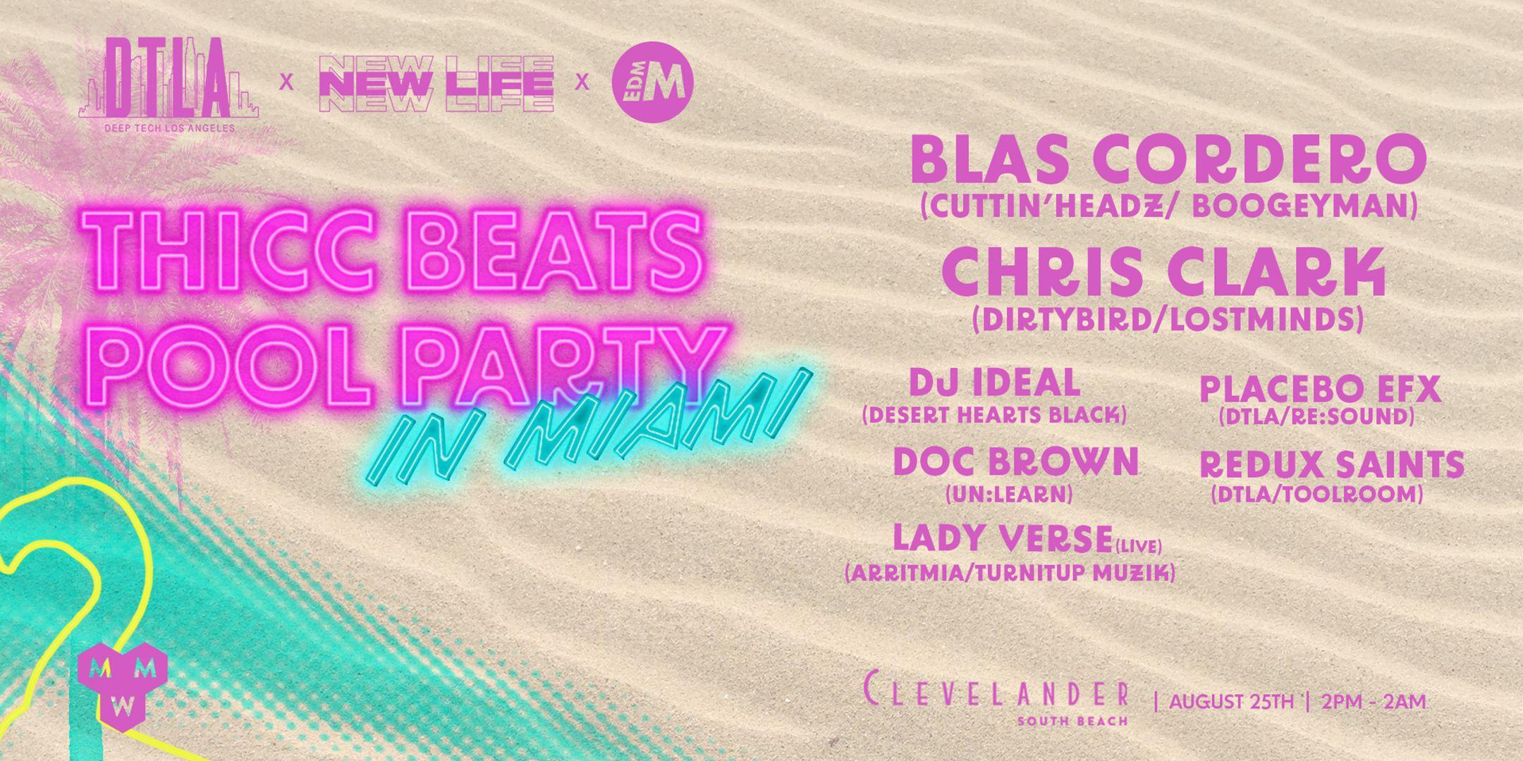 DTLA X New Life Sounds x EDM Maniac Present: Thicc Beats Pool Party at ...