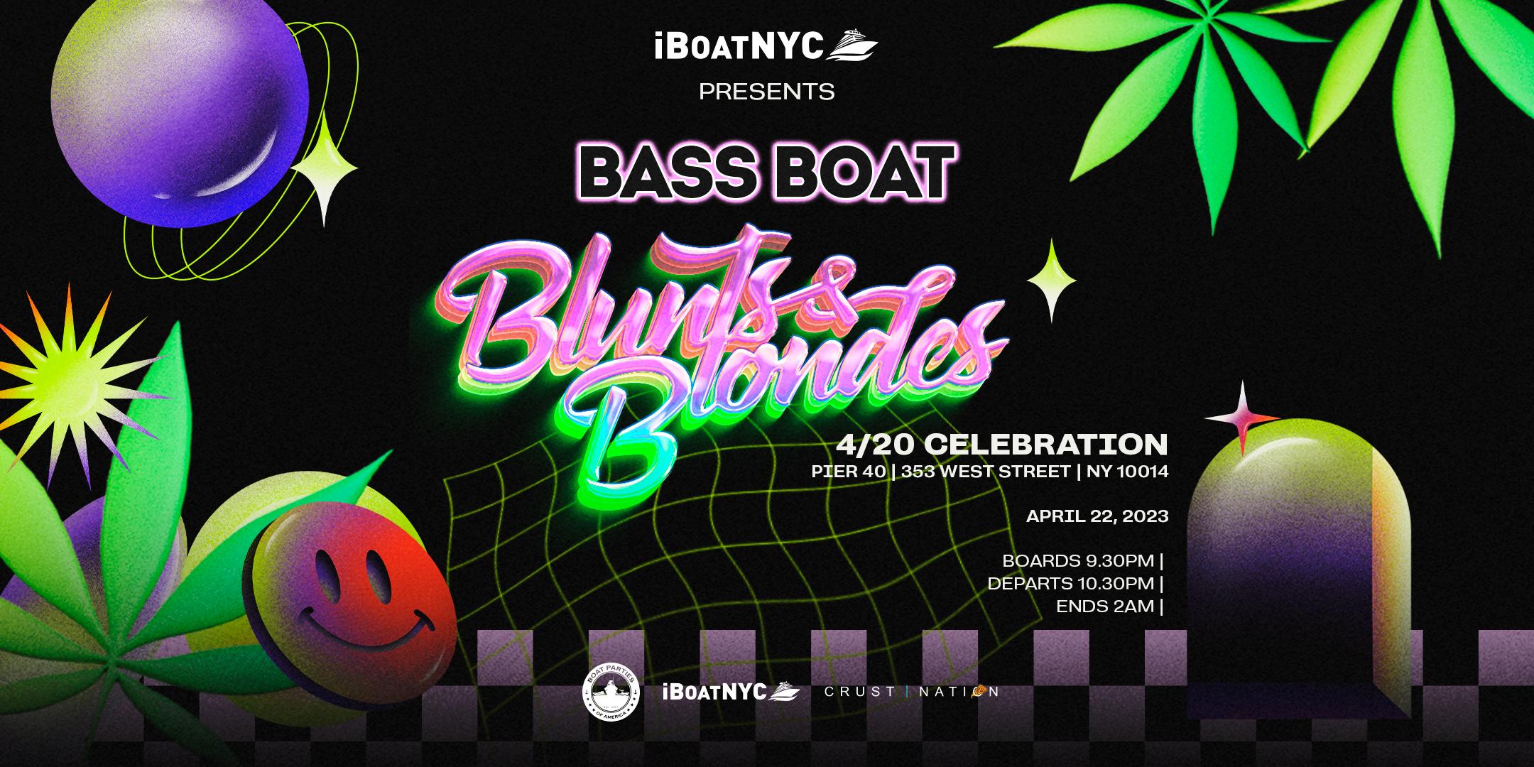 BASS BOAT: Blunts & Blondes Yacht Cruise at NY Boat Party / Booze ...