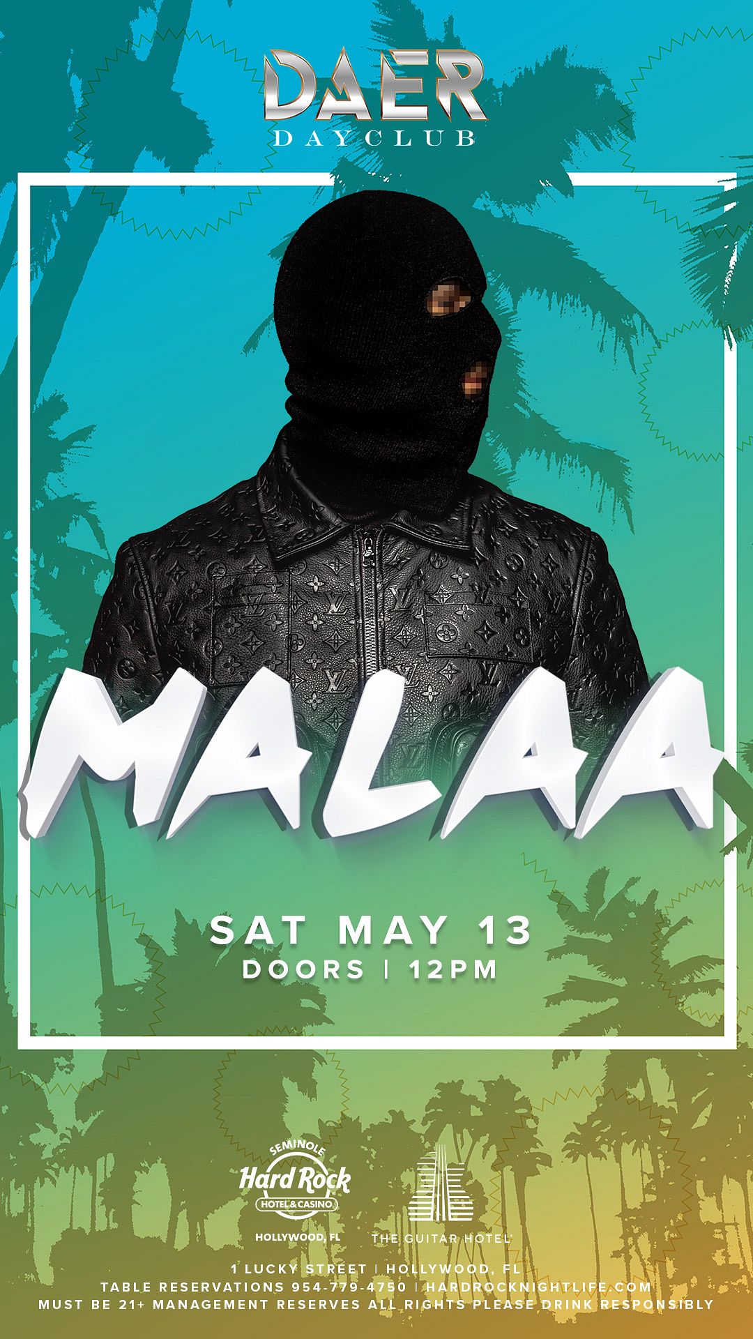 MALAA at Daer Dayclub - Saturday, May 13 2023 | Discotech