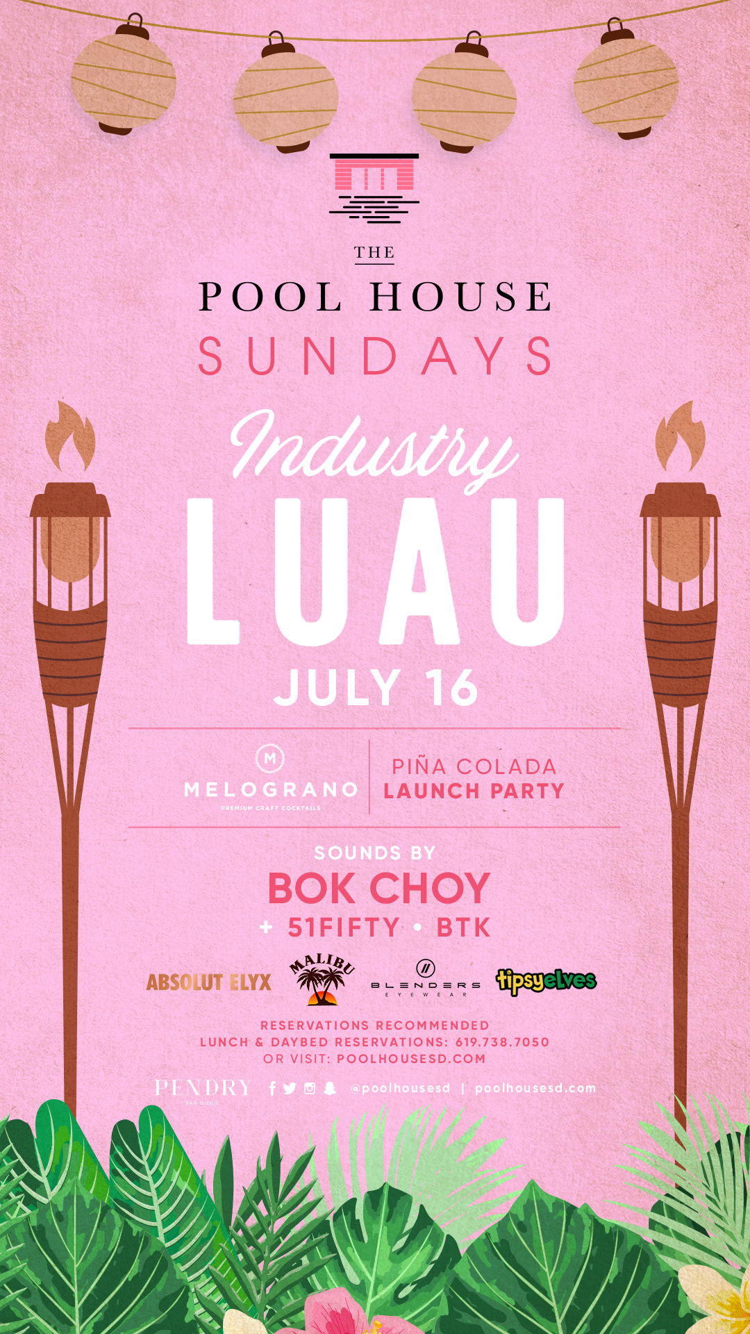 Industry Luau w/ DJ Bok Choy at The Pool House - Sunday, Jul 16 2023 ...