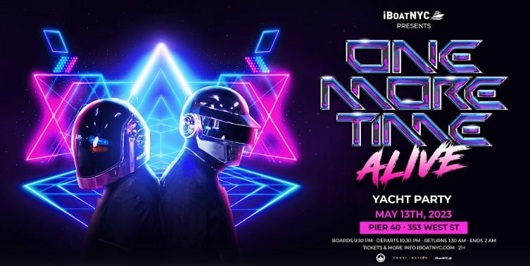 One More Time: A TRIBUTE TO DAFT PUNK Yacht Cruise Party NYC at NY Boat ...