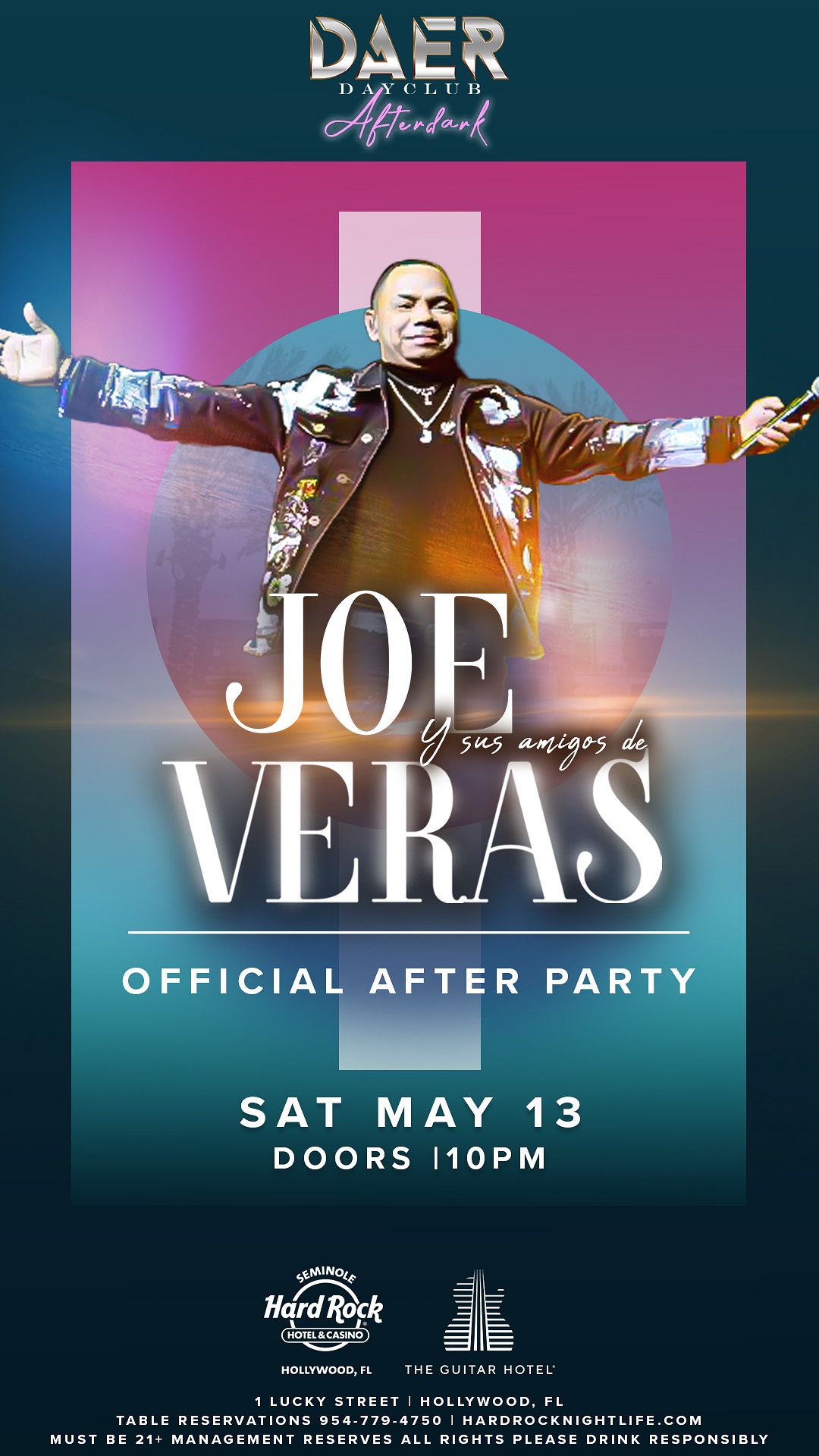 Joe Veras Official Afterparty | DAER Dayclub at Daer Dayclub - Saturday ...