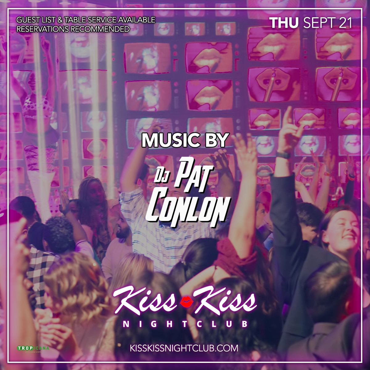 DJ Pat Conlon at Kiss Kiss - Thursday, Sep 21 2023 | Discotech