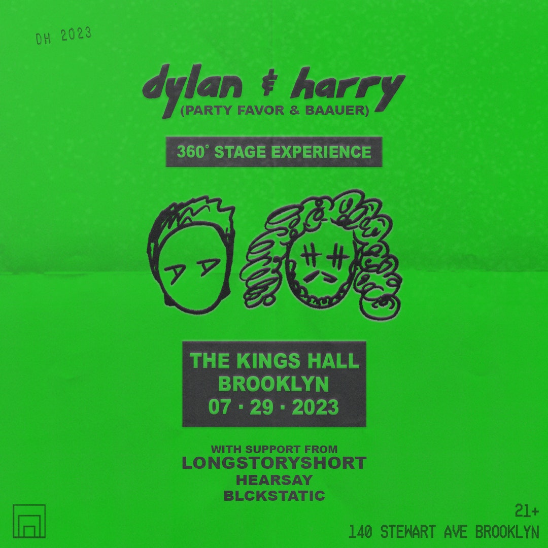 Dylan & Harry (Party Favor B2B Baauer) at Avant Gardner (Kings Hall ...