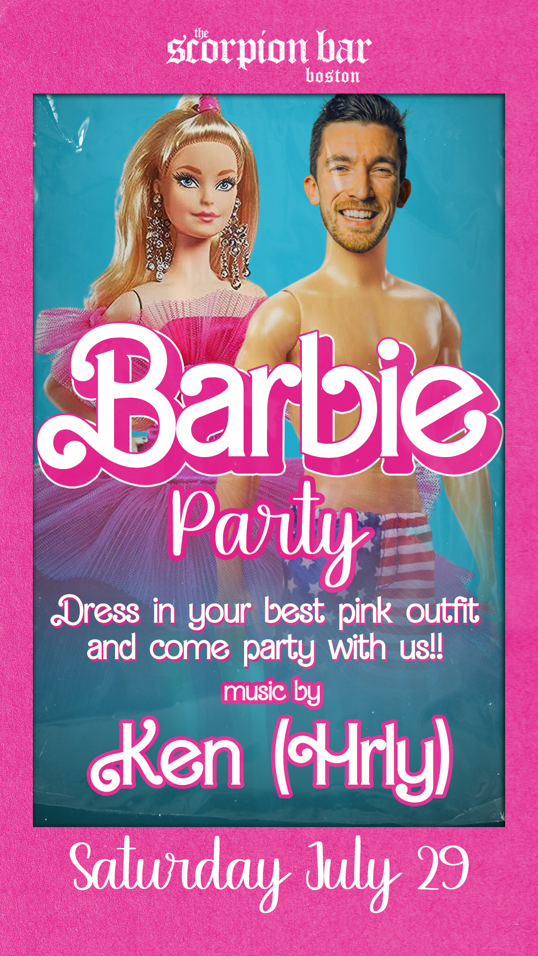 Barbie Party Music by HRLY at Scorpion Bar - Saturday, Jul 29 2023 ...
