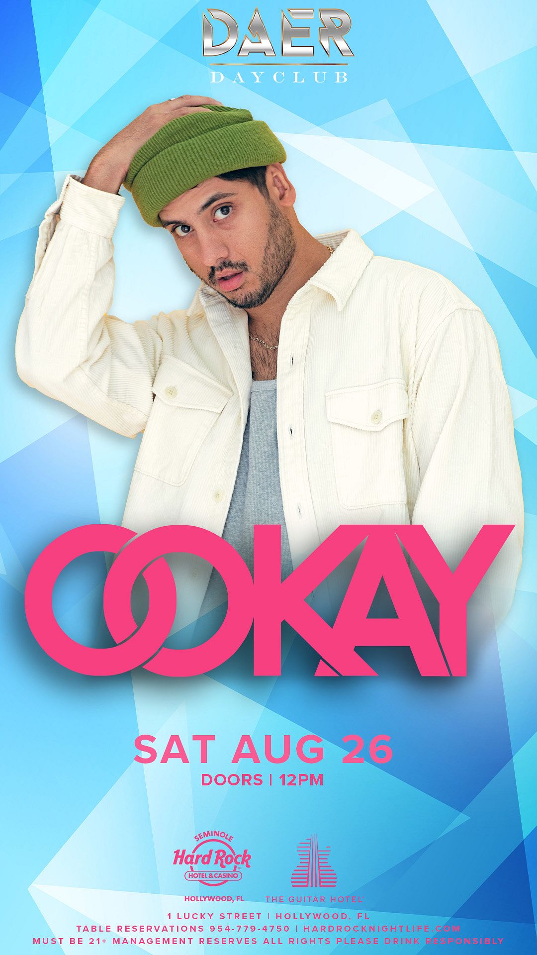 Ookay | DAER Dayclub - Hard Rock Holly at Daer Dayclub - Saturday, Aug ...