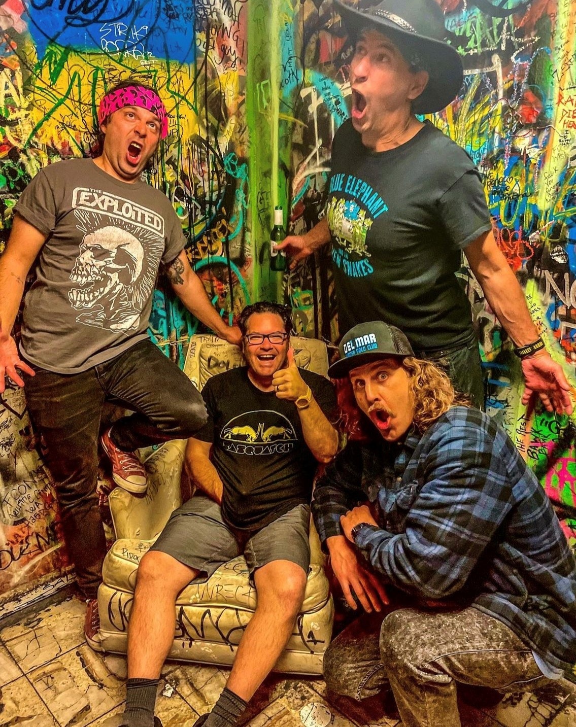 Blue Elephant & The 7 Snakes, Corporate Citizen, Dying Species at Soda ...