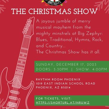 Big Zephyr Music at The Rhythm Room - Sunday, Dec 17 2023 | Discotech