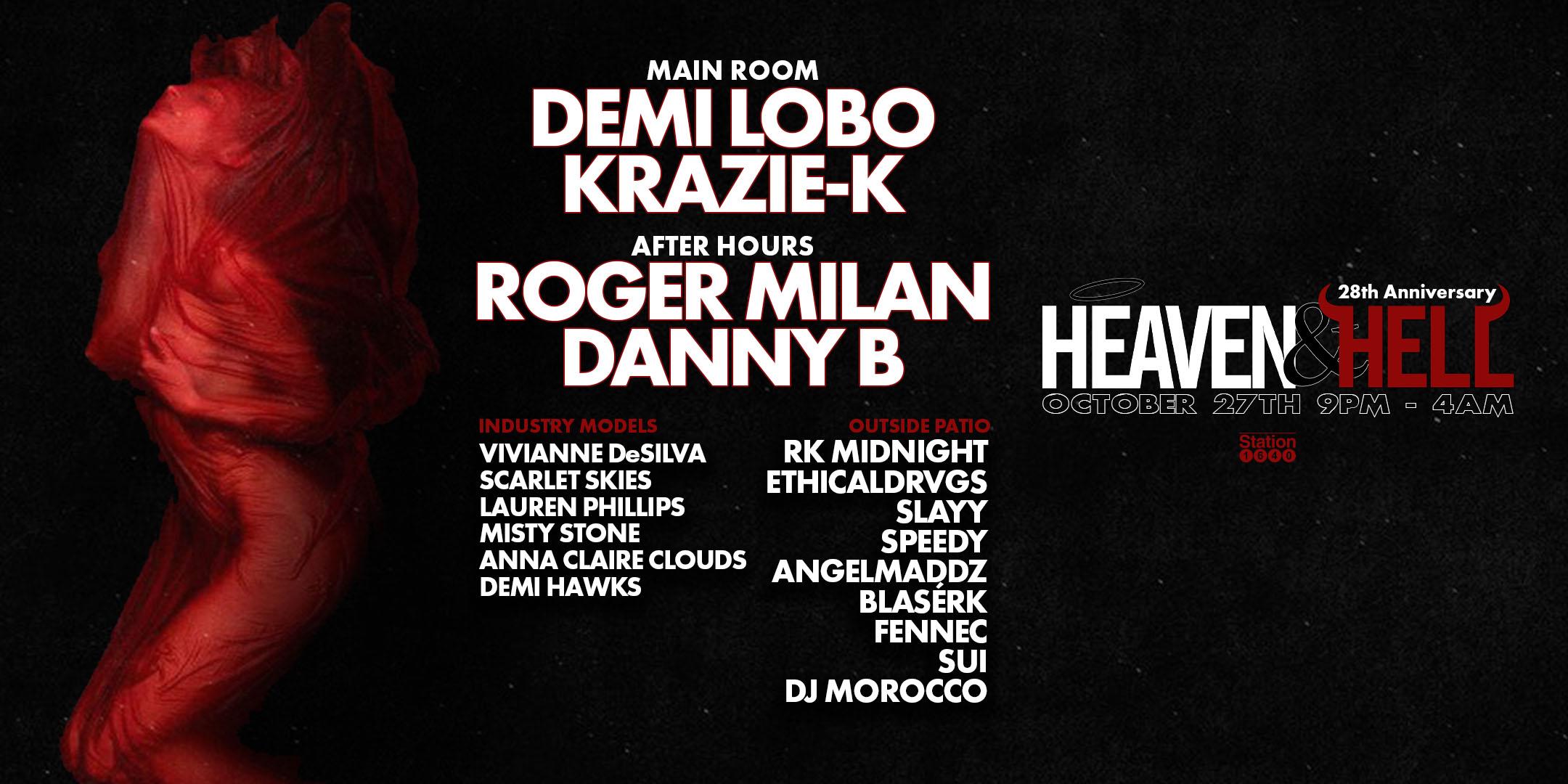 28th Anniversary Heaven & Hell Halloween Party at Station 1640 - Friday ...