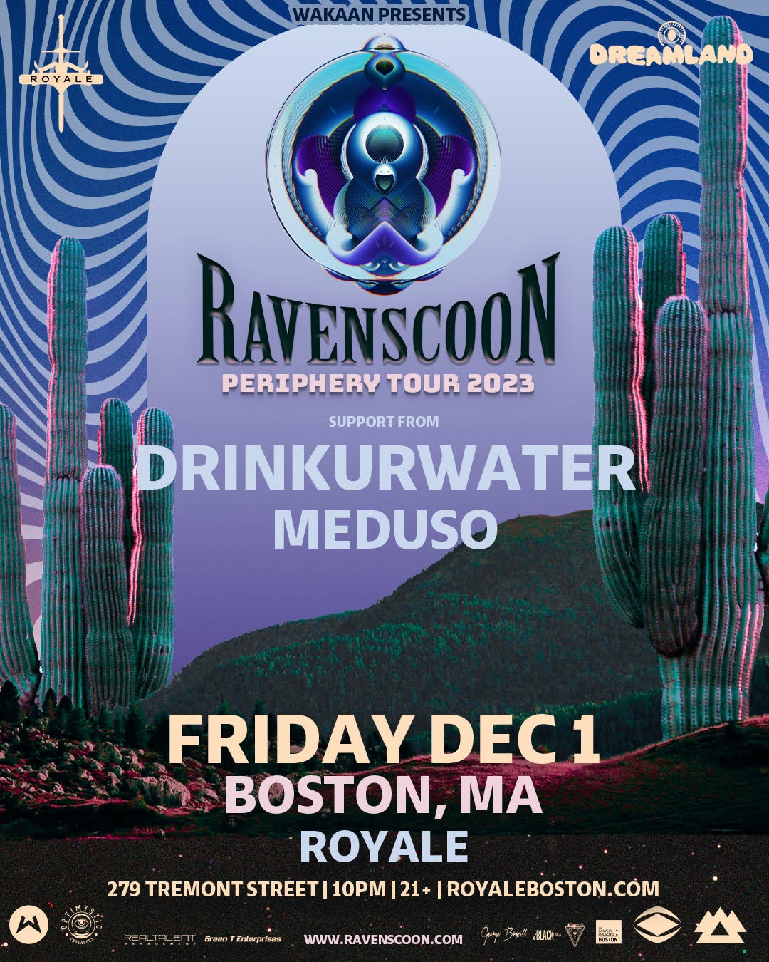 RAVENSCOON presented by Royale at Royale Nightclub - Friday, Dec 1 2023 | Discotech